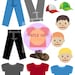 Dress up Boy Worksheet, Dress up Game, Educational Preschool Printable ...
