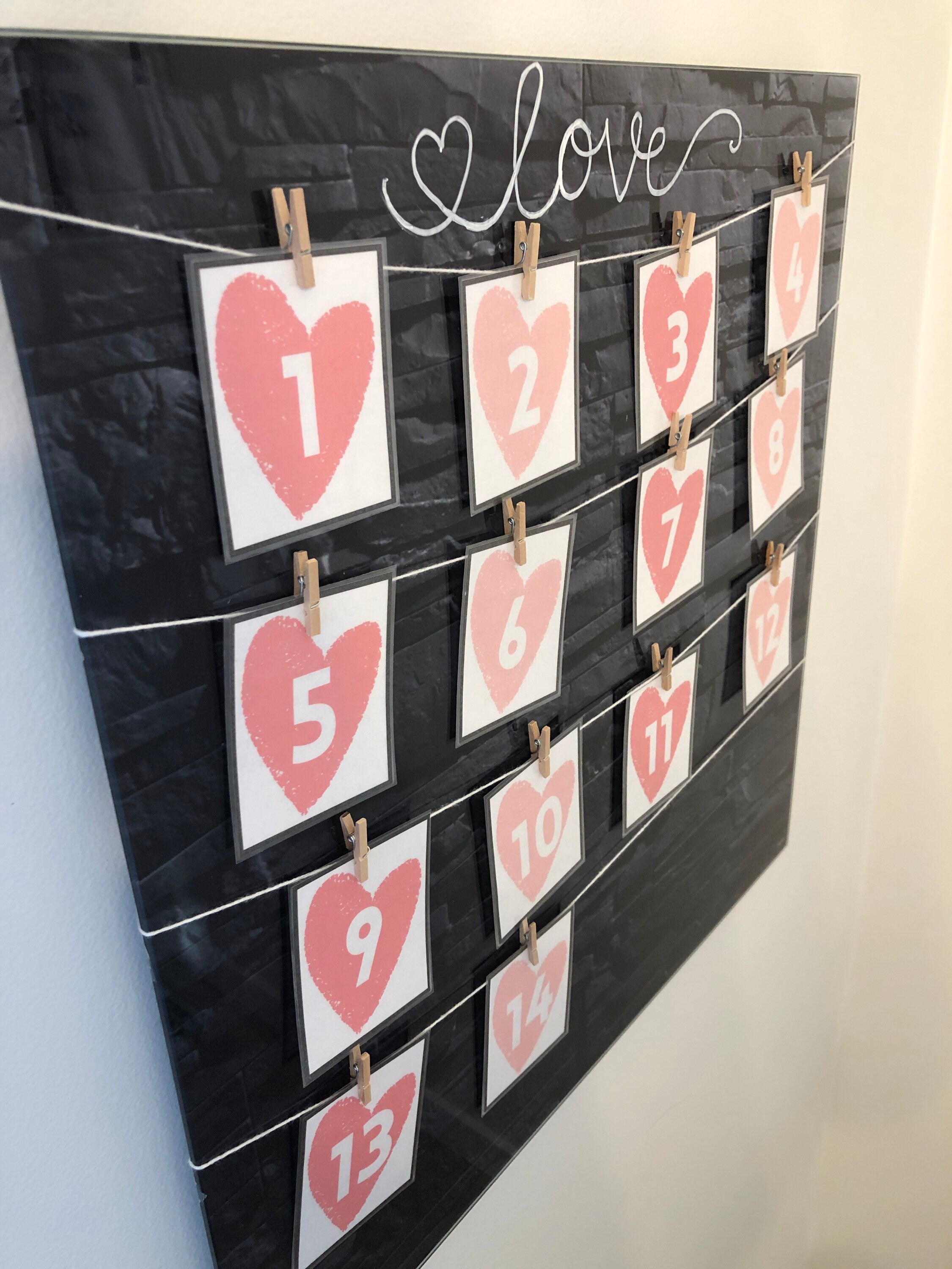 Valentine Scripture Cards: Religious Countdown Calendar (digital Download) - Etsy