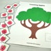 Counting Apples Playdough Mat, Fall Activity, Autumn Activity, Dry ...