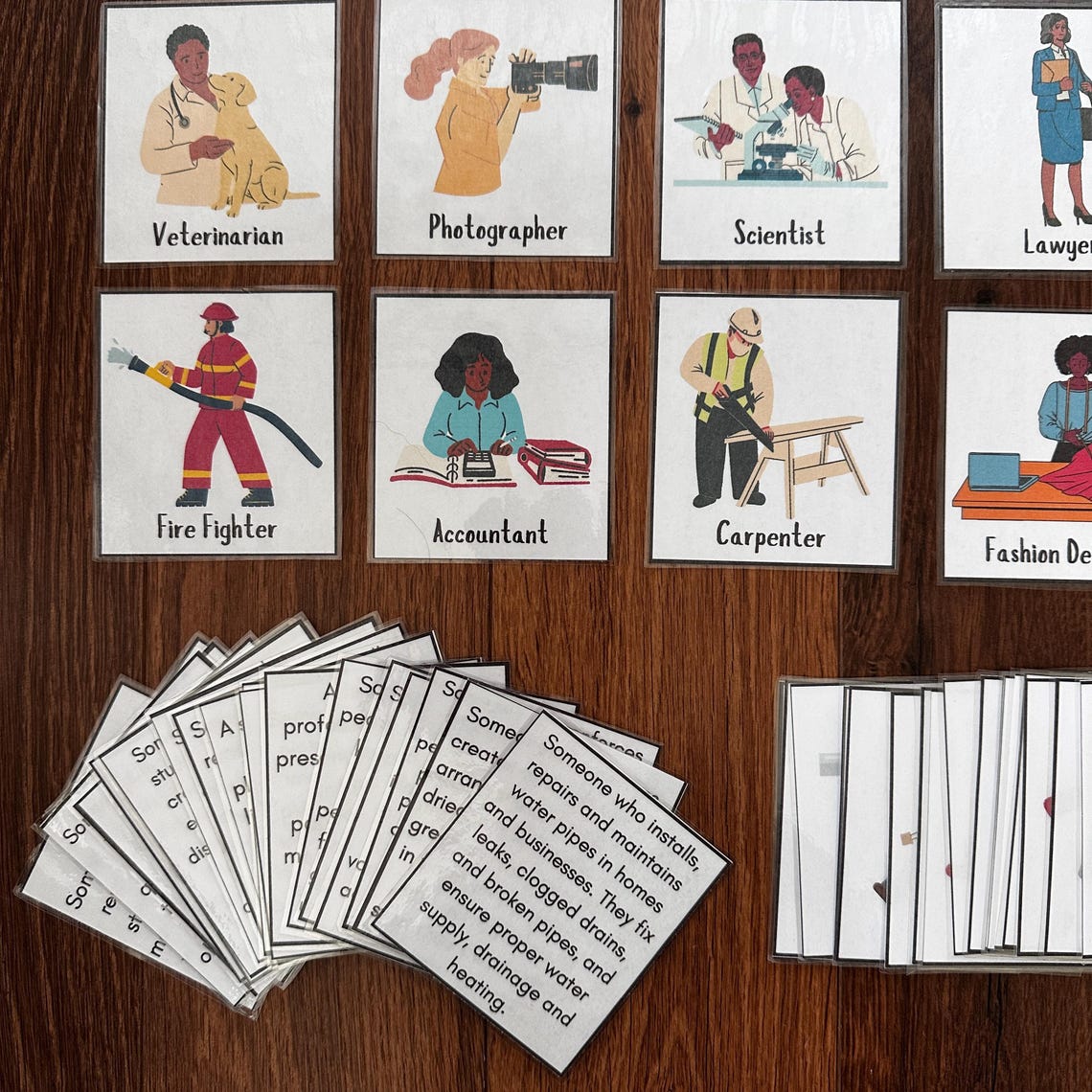 Career Matching Game: Educational Printable Activity (PDF Download) - Etsy