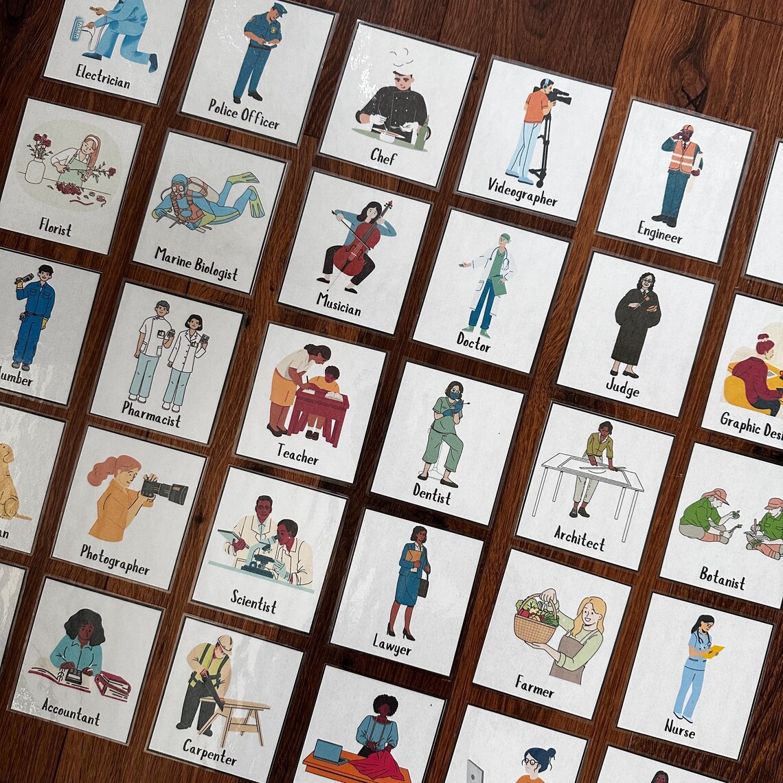 Career Matching Game: Educational Printable Activity (PDF Download) - Etsy