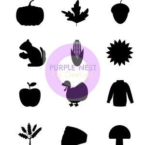 Autumn Shadow Match Worksheet, Fall Matching Game, Seasonal Activity ...