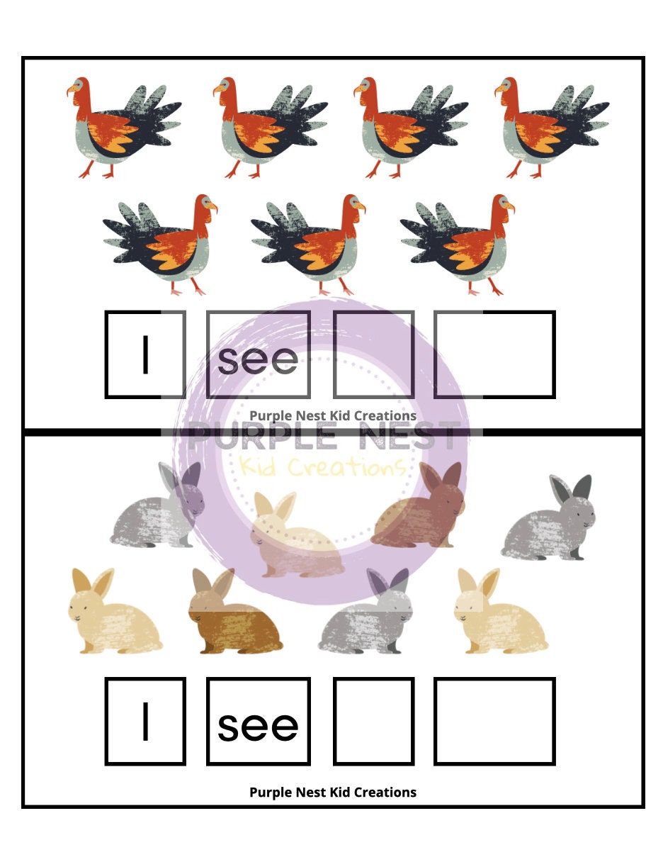 Farm Animals Sentence Builder Activity Farm Literacy - Etsy