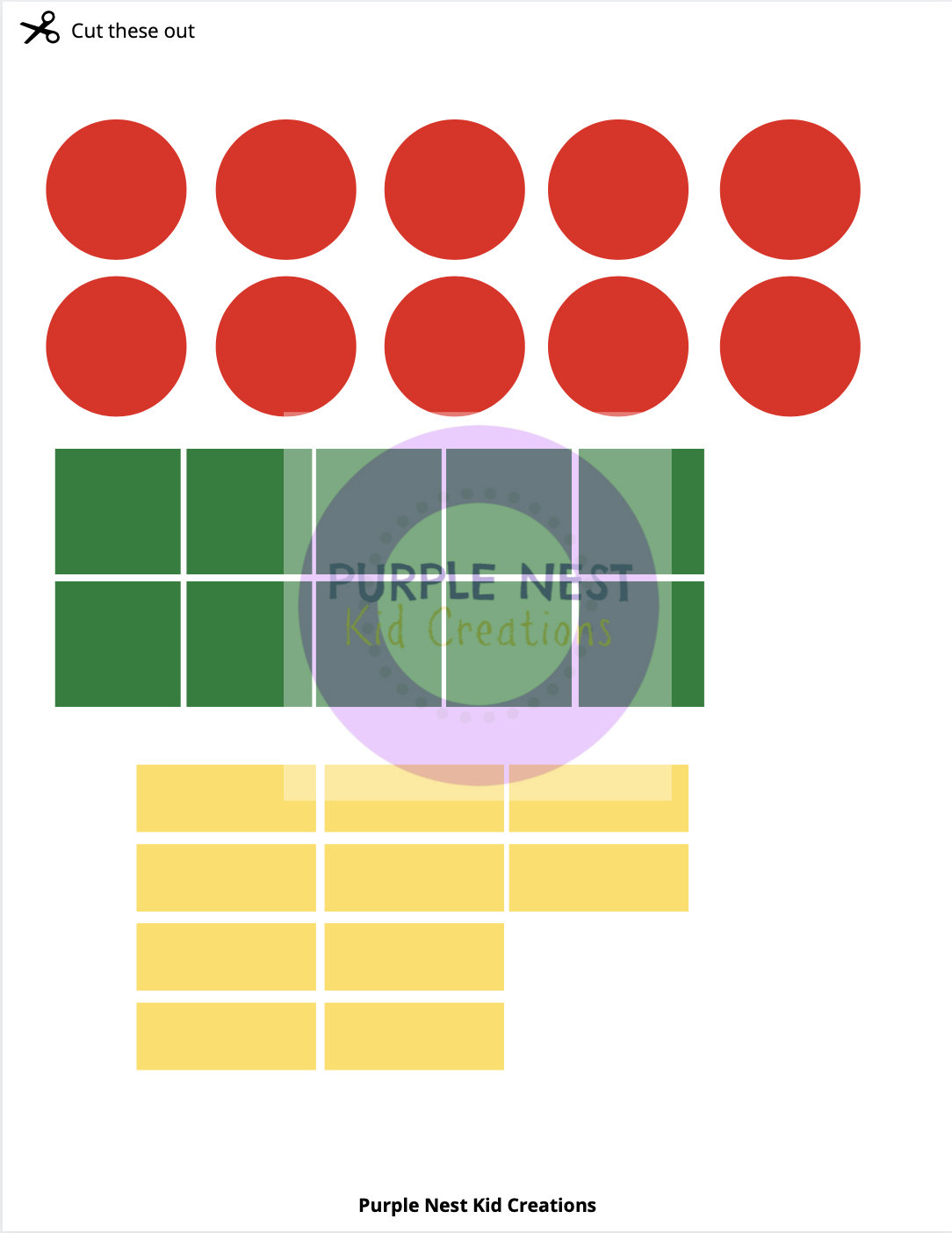 Shape Pizza Printable Activity Busy Bag Playdough Mat | Etsy Canada