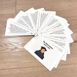 Reformation Day: Martin Luther History Printable Booklet (PDF Download ...