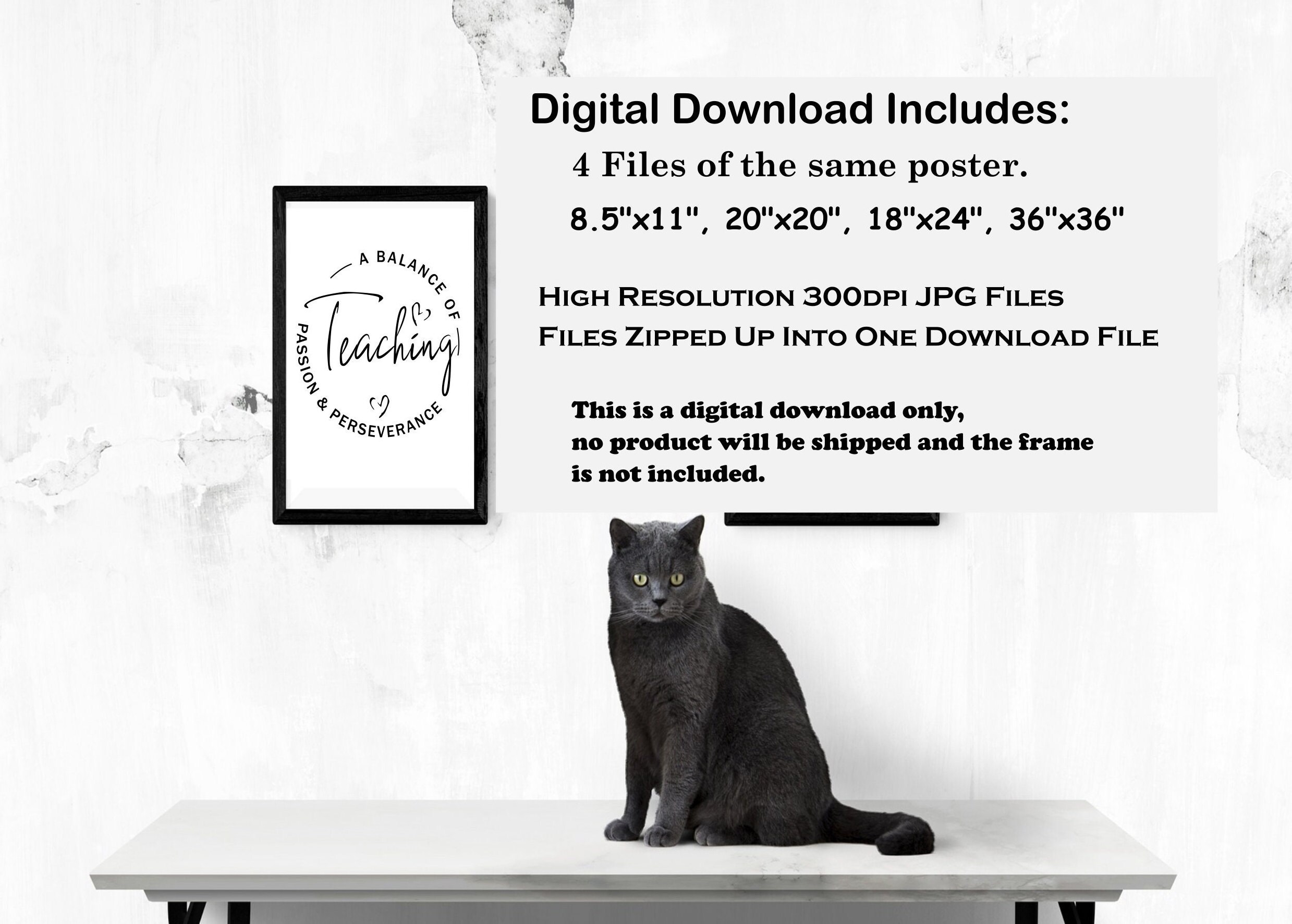 Teaching Passion Digital Poster, Teacher Life, School, Classroom, Cute ...