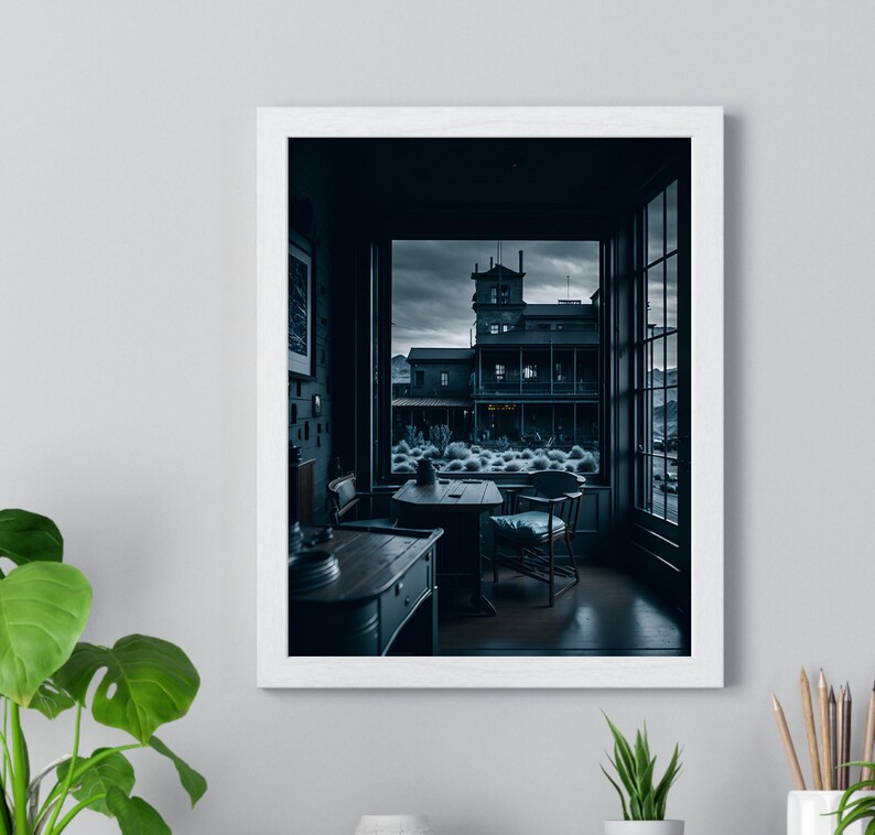 4 Old West Steampunk Images, Old West Sepia Decor, Old Town Photo ...