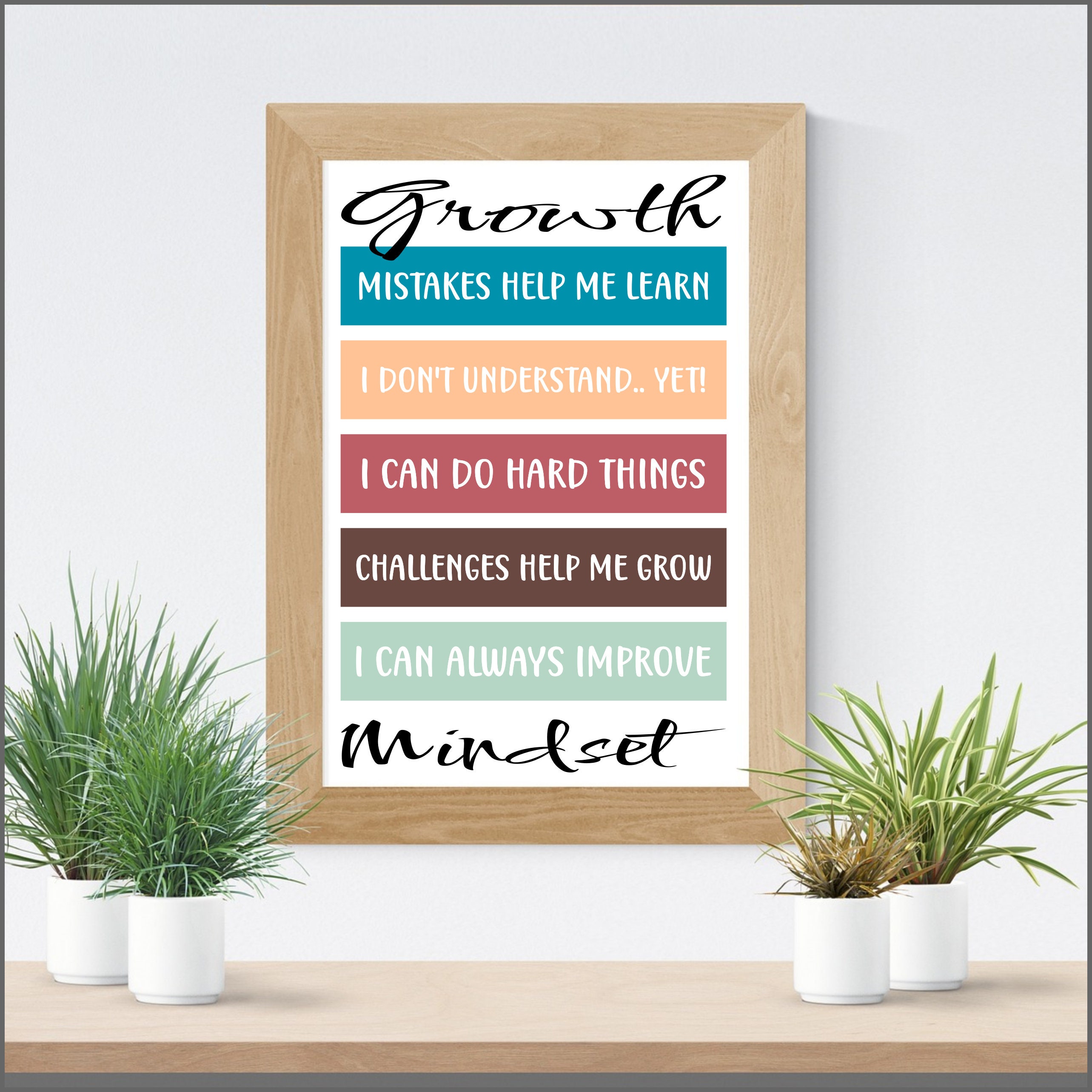 Our Growth Mindset Poster Bundle for Teacher, School Psychologist ...