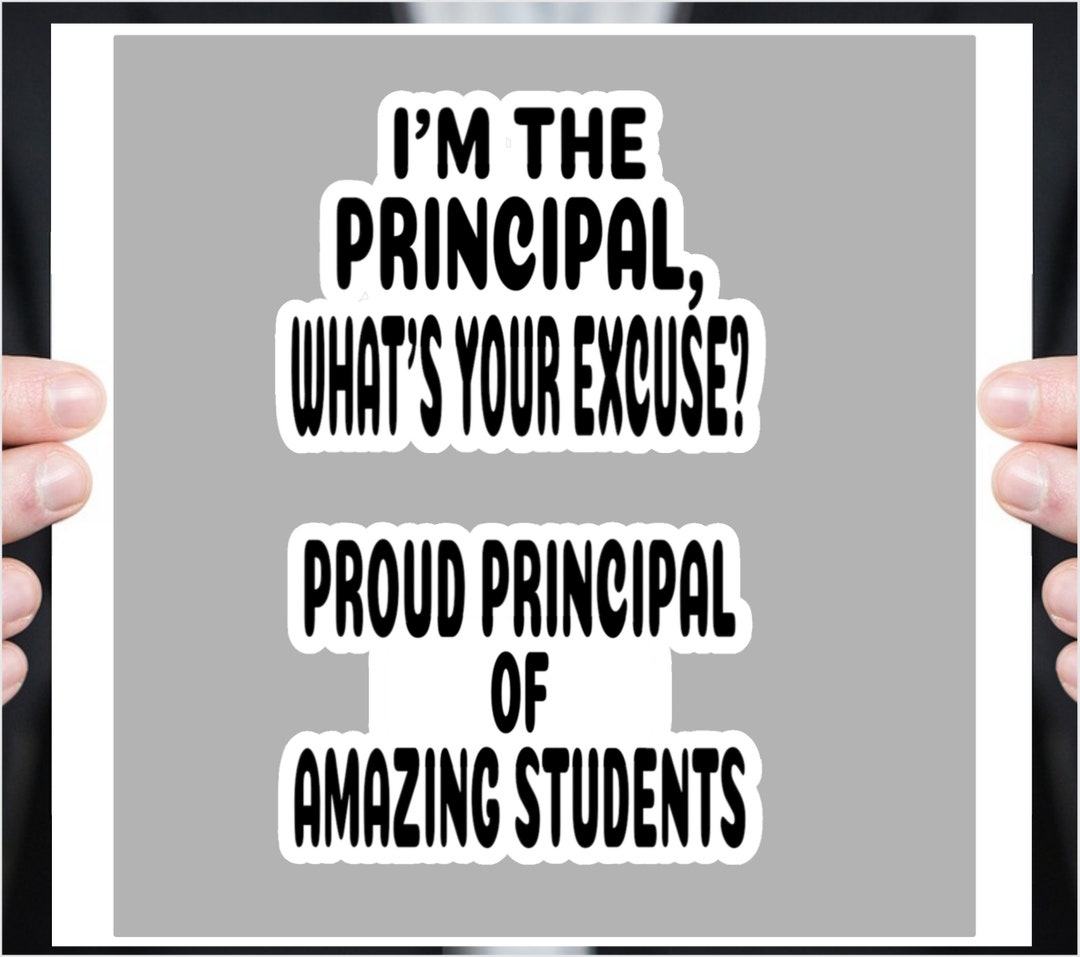 Proud Principal Stickers, 2 Stickers, Principal Laptop Stickers ...