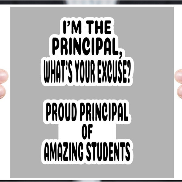 Principal Stickers for Water Bottle - Etsy
