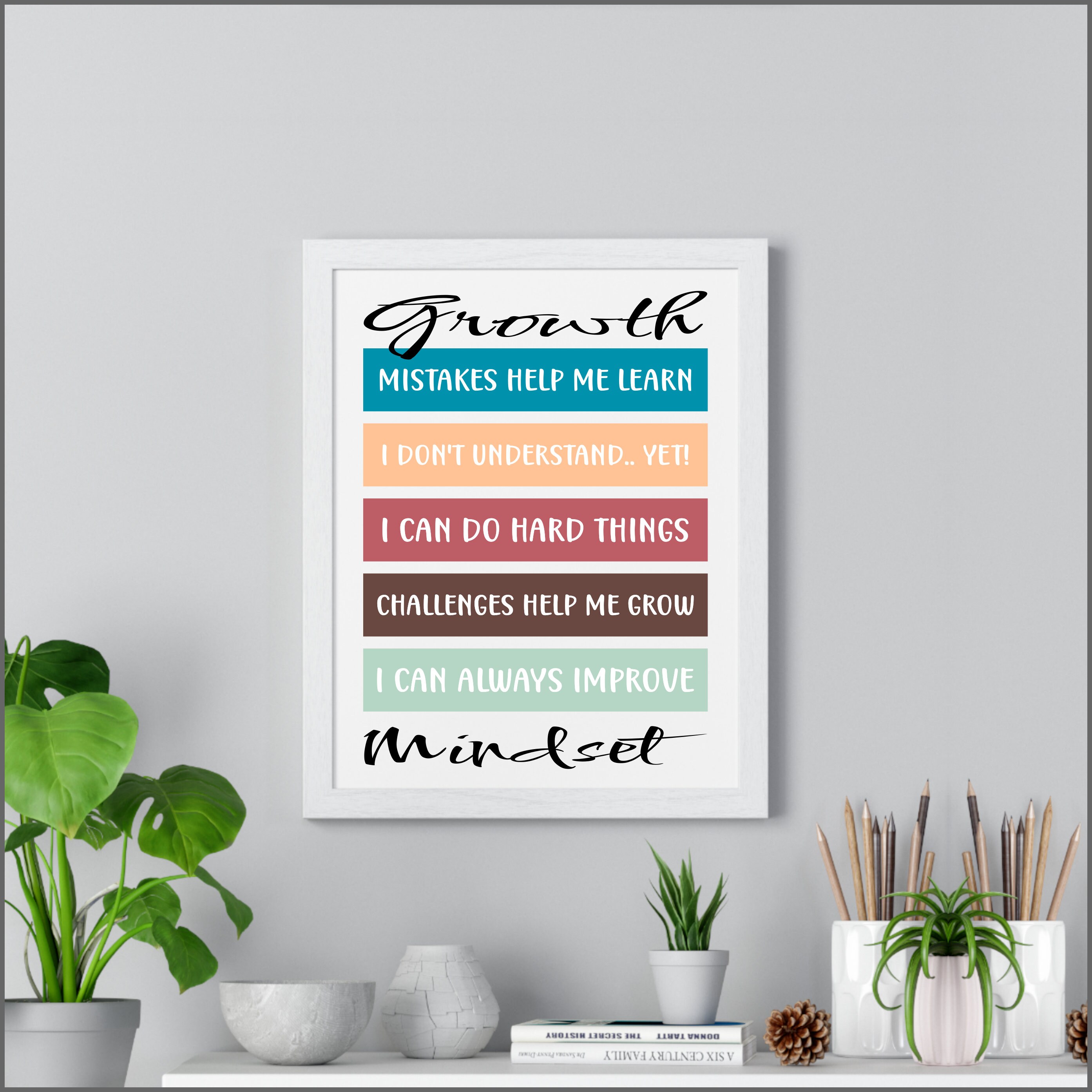Our Growth Mindset Poster Bundle for Teacher, School Psychologist ...
