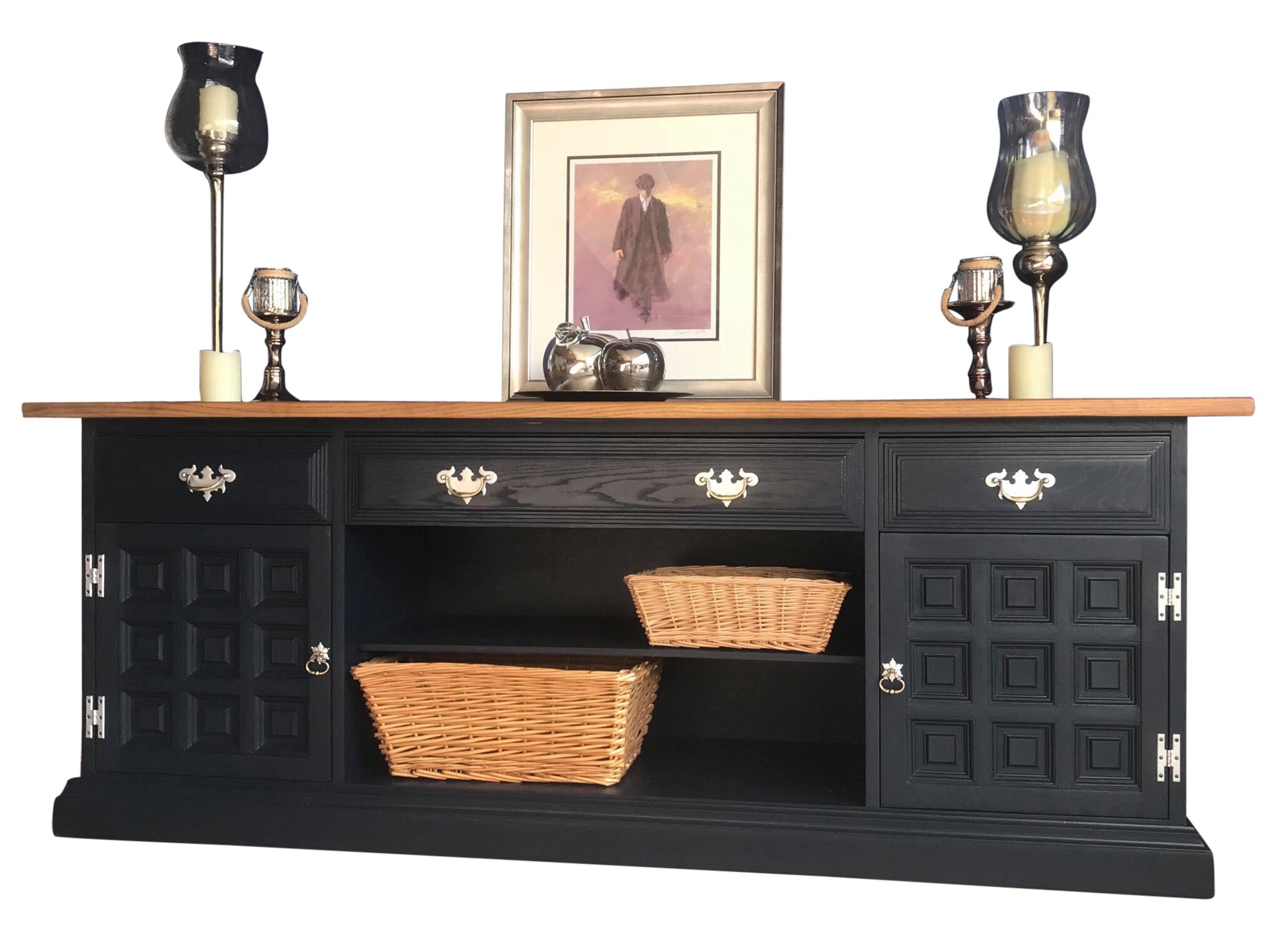 Younger Toledo Sideboard Large Farmhouse Style Largetv Unit Painted Etsy