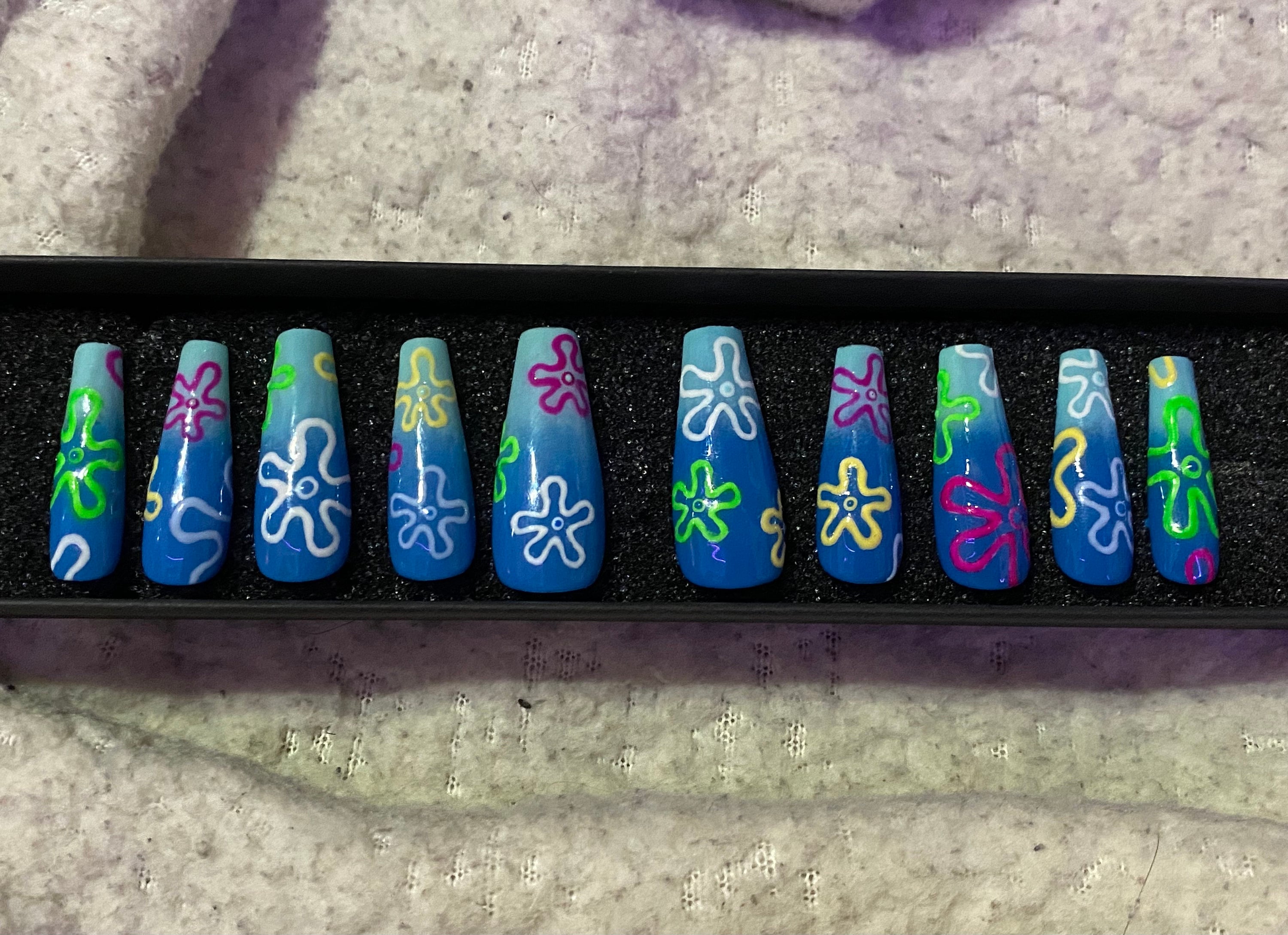 Spongebob Flower Clouds