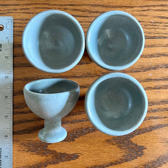 Set of 4 Handmade Mezcal Copitas Drink & Barware Shot Glasses Kitchen ...