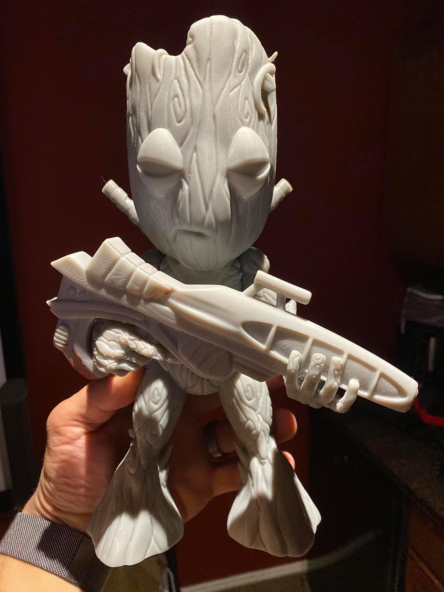 Groot Pool Chibi / Statue / Resin Model Kit / Marvel / X-men ...