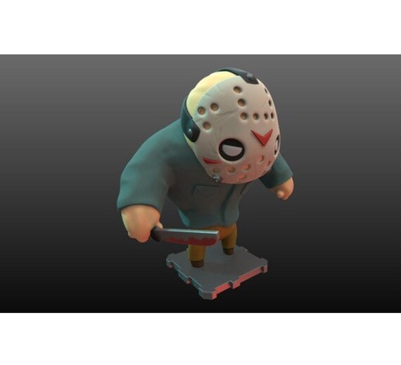 Friday 13th Jason Voorhees Chibi Statue Resin Model Kit Etsy