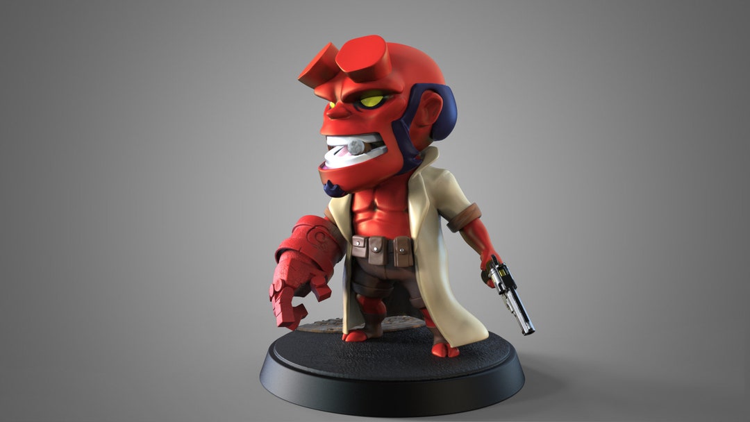 Hellboy Chibi Anung Un Rama / Resin Model Kit / Dark Horse / Comics ...