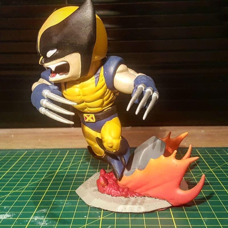 Wolverine logan Chibi / Statue / Resin Model Kit / Marvel / X-men ...