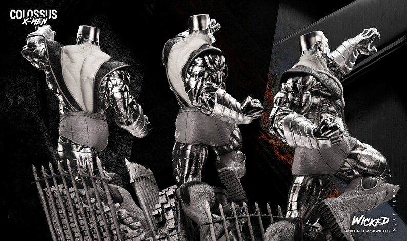 Colossus Statue / Resin Model Kit / MCU / Marvel Comics / Comics ...