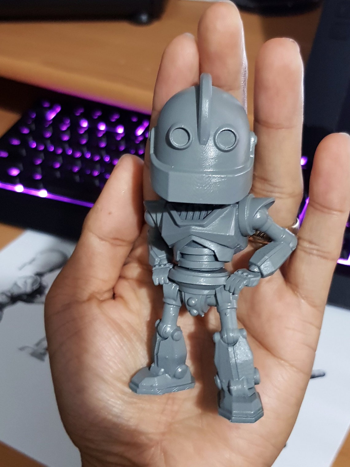 Iron Giant Chibi Statue Resin Model Kit Movies Collector | Etsy