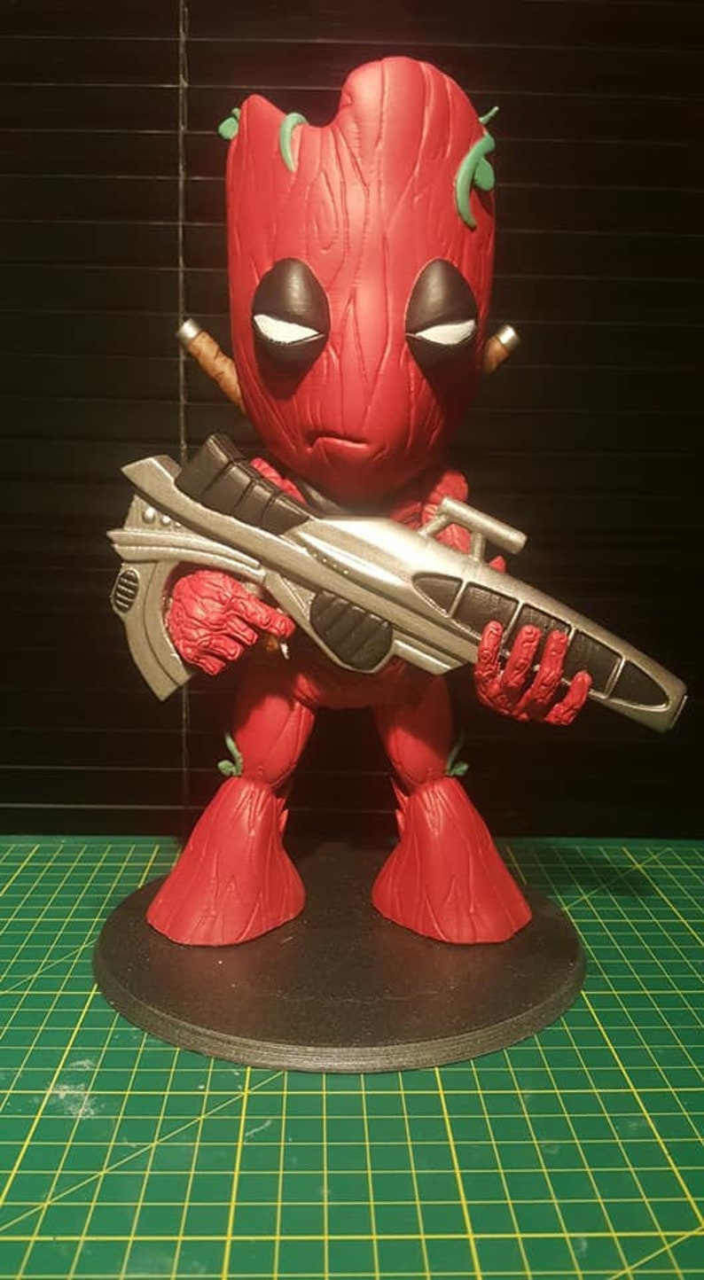 Groot Pool Chibi / Statue / Resin Model Kit / Marvel / X-men ...