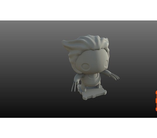 Logan wolverine Chibi / Statue / Resin Model Kit / X-men / Marvel ...