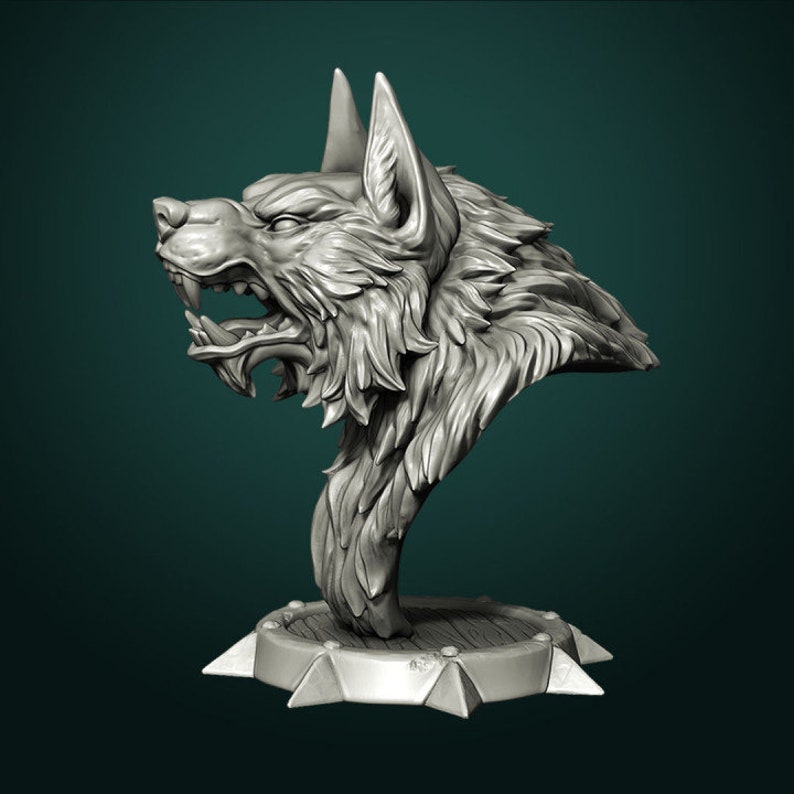 Werewolf Bust / Resin Model Kit / Statue / Werewolf / Fairy Tales ...
