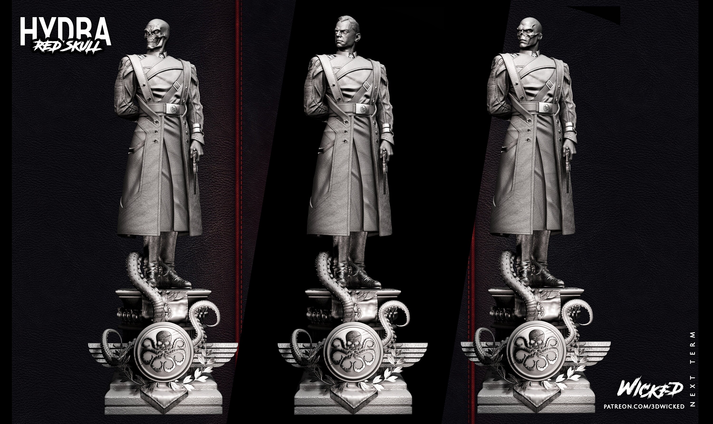 Red Skull Statue / Resin Model Kit / MCU / Marvel Comics / - Etsy