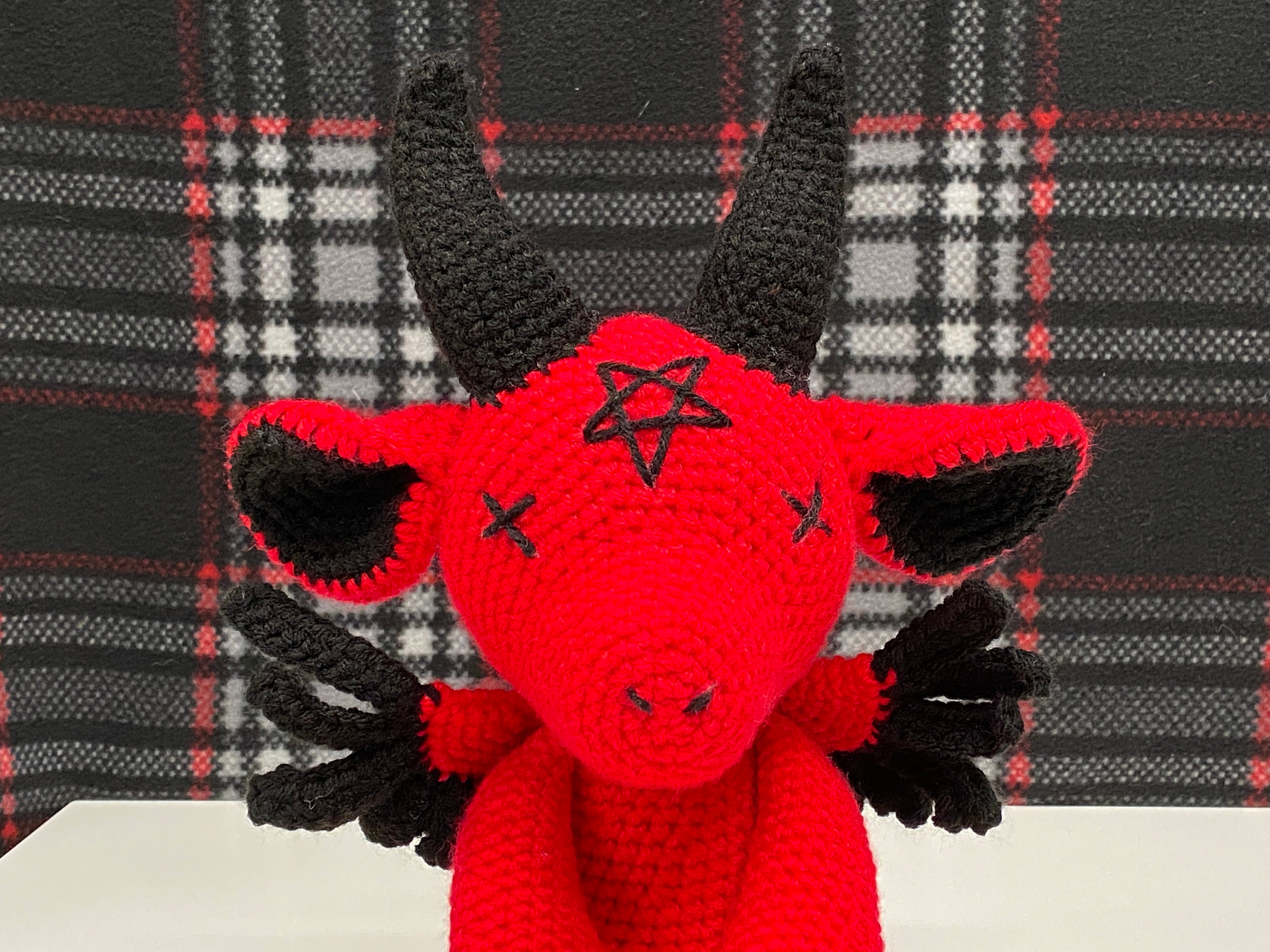 Baphomet Satanic Goat Crochet Plush Pattern - Etsy