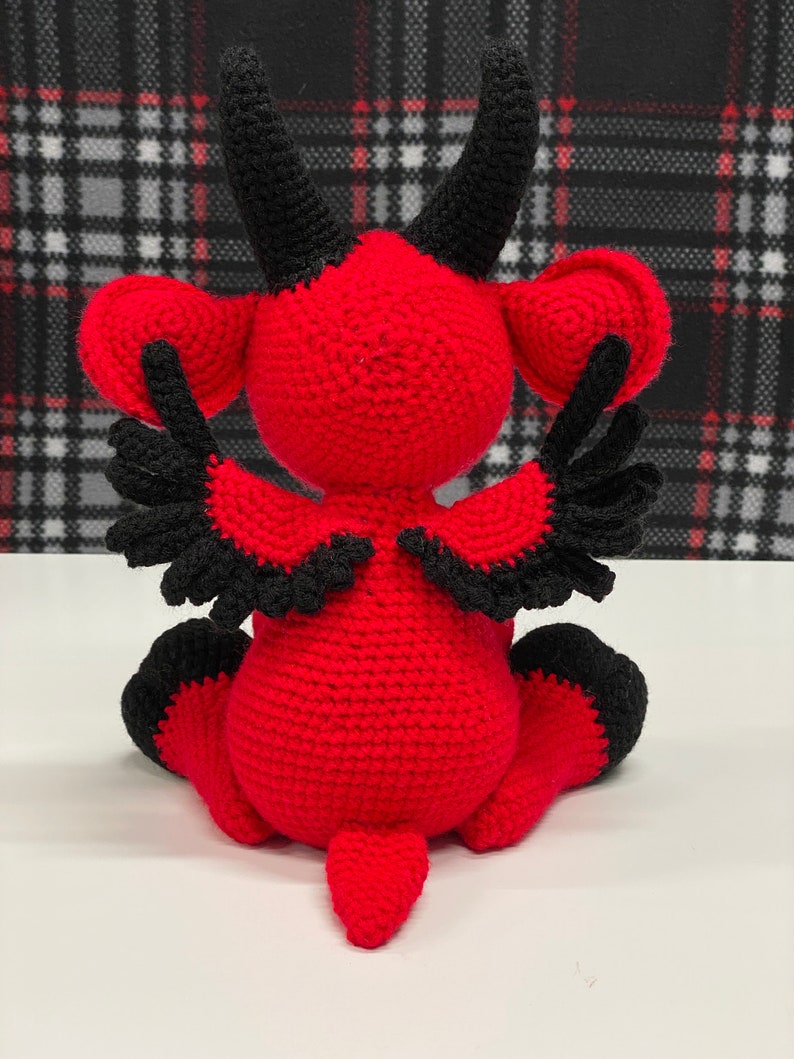 Baphomet Satanic Goat Crochet Plush Pattern - Etsy