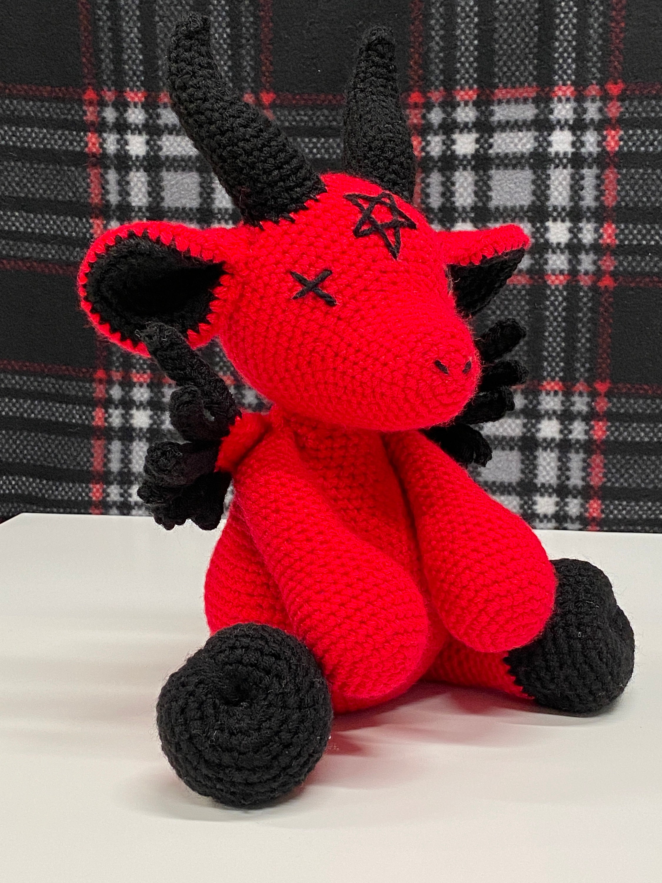 Baphomet Satanic Goat Crochet Plush Pattern - Etsy