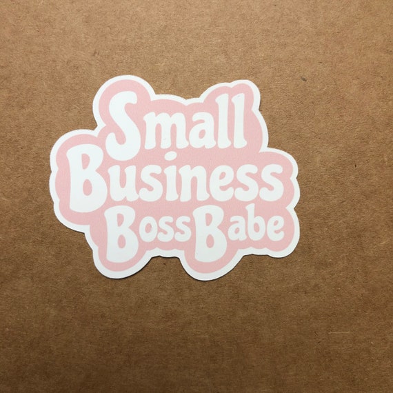 Small Buisness Boss Babe Die Cut Stickers 10 Pack Stickers Stickers ...