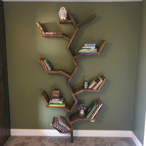 Tree Bookcase Plans Digital Download - Etsy