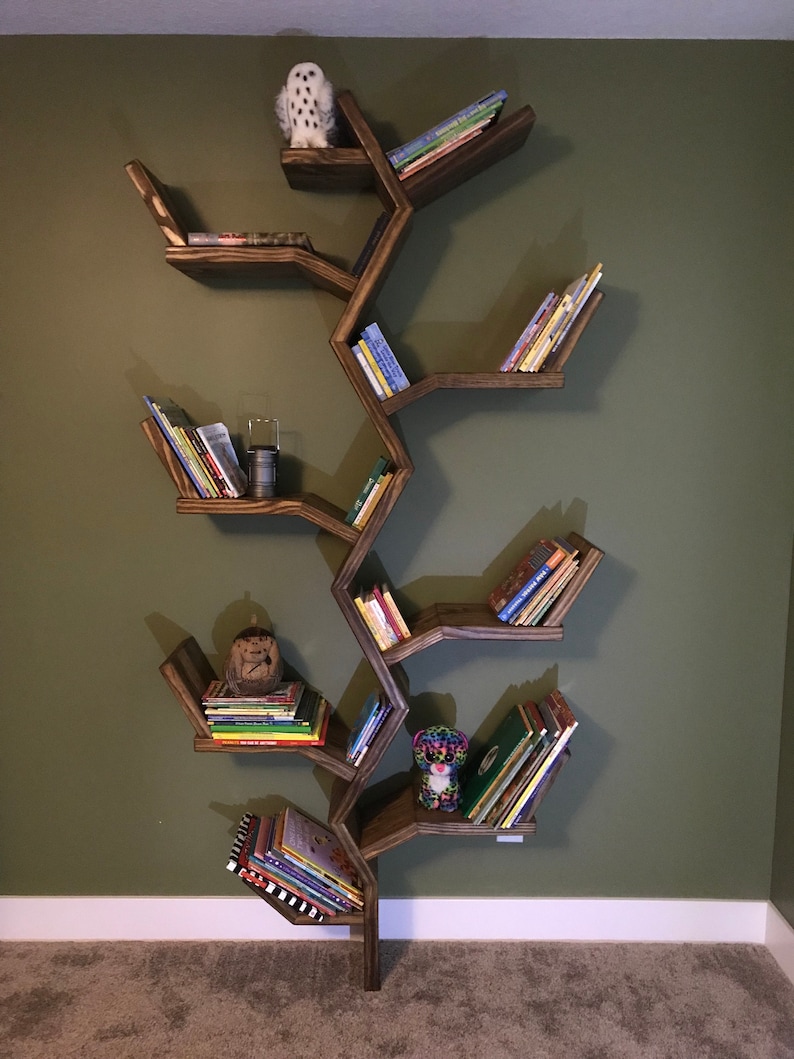 Tree Bookcase Plans - Digital Download - Etsy