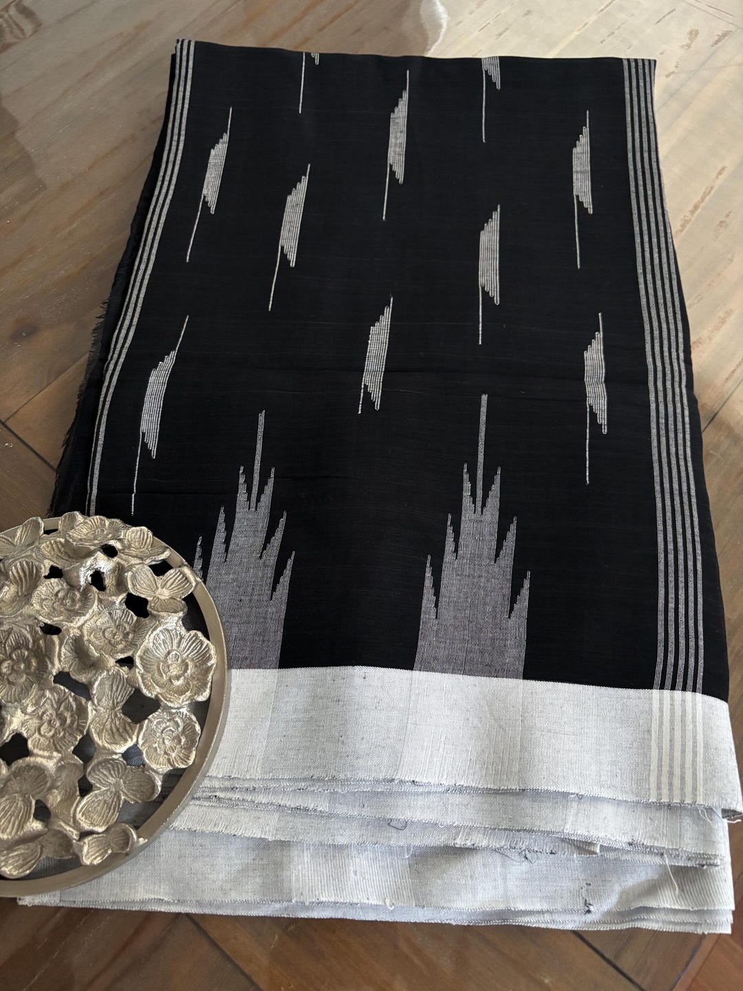 Handloom Monipuri Cotton Saree, Bangladeshi Monipuri Temple Border ...