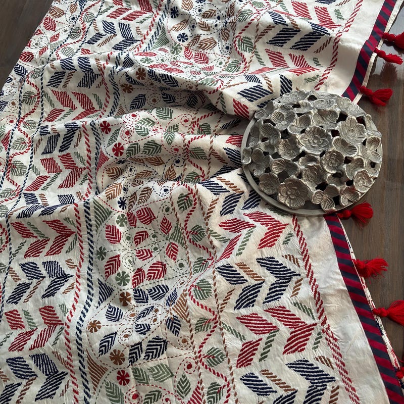 Durga Kantha Sarees - Etsy