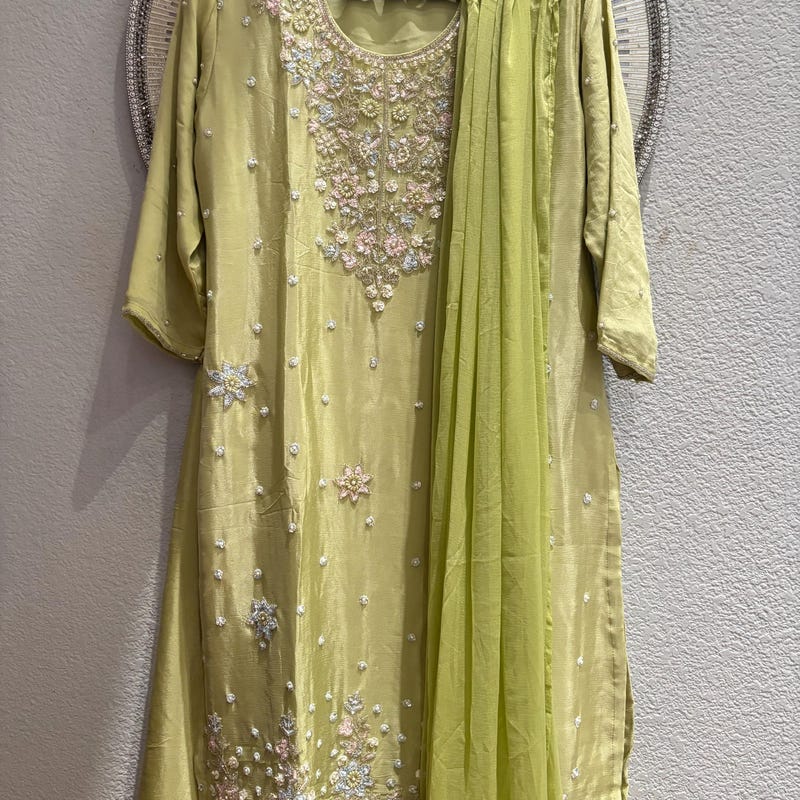 Salwar Lime Green - Etsy