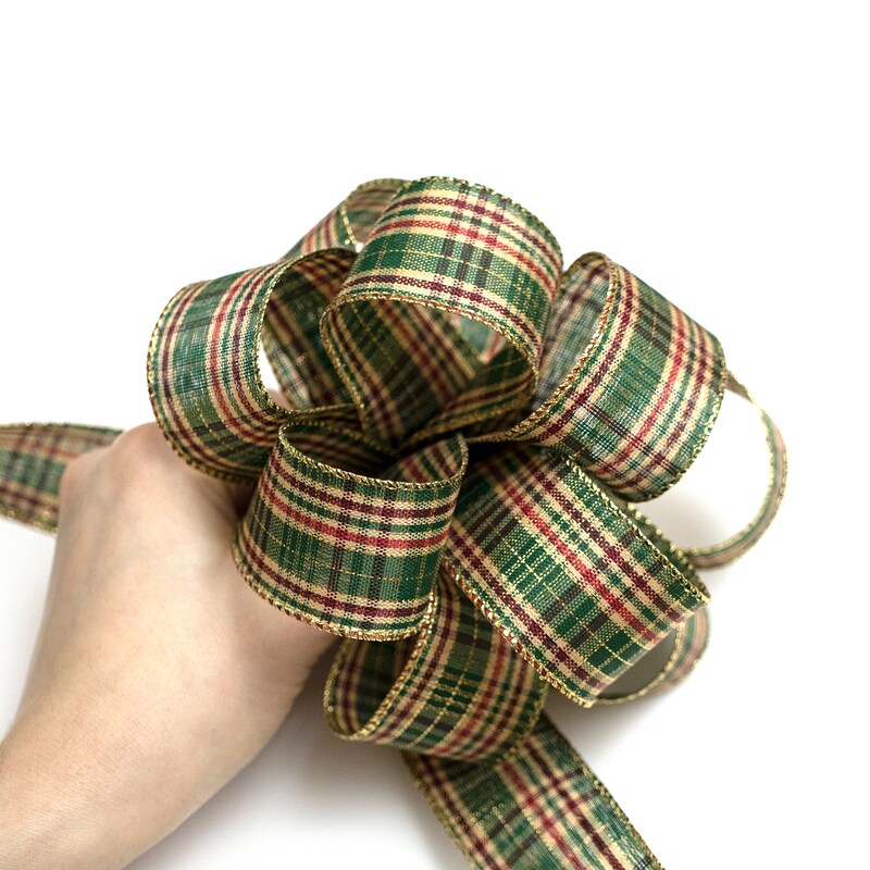 Christmas Tartan Ribbon - Etsy