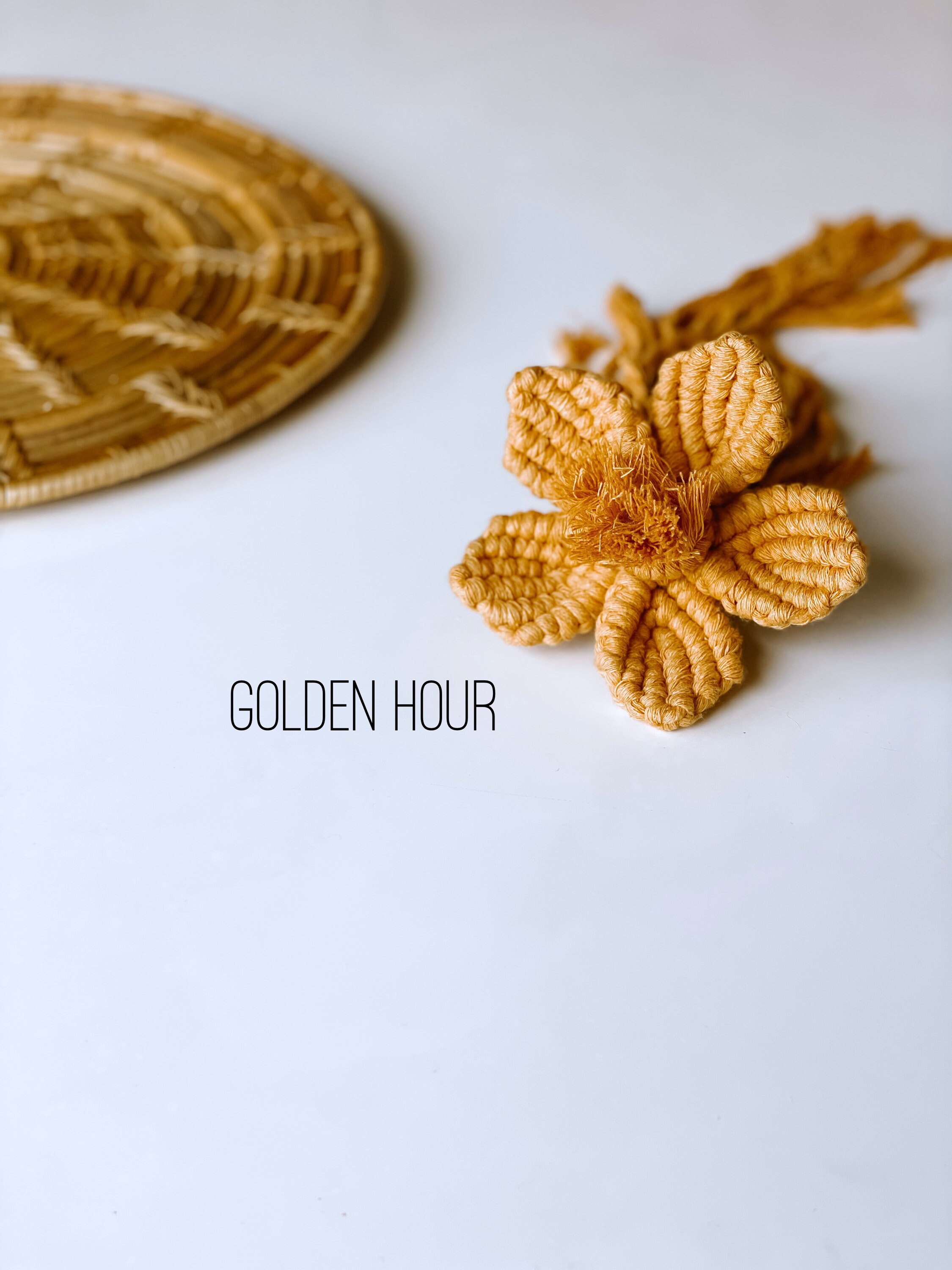 Macrame Flower Macrame Decor Macrame Florals | Etsy