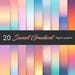 20 Sunset Gradients Digital Paper, Sky Gradient, Sunset Ombre Abstract ...