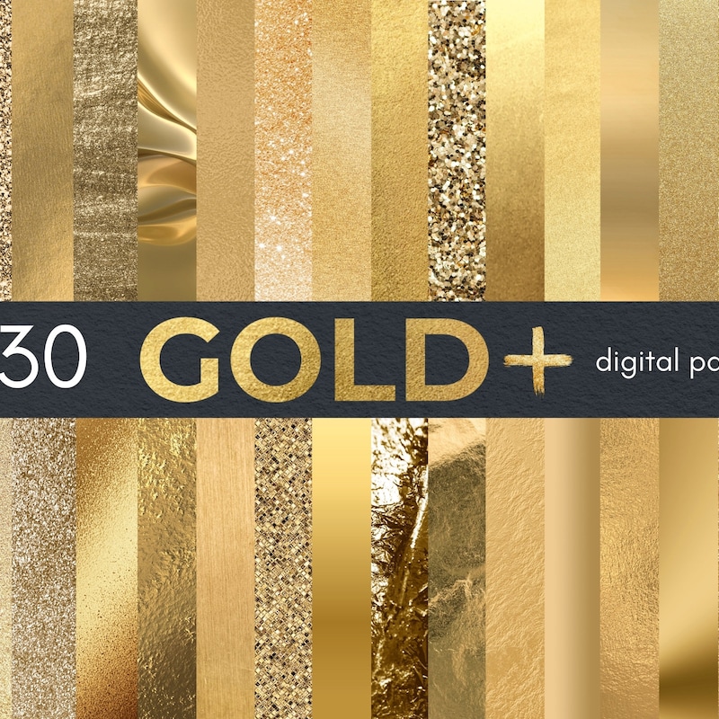 Metallic Gold Paper - Etsy