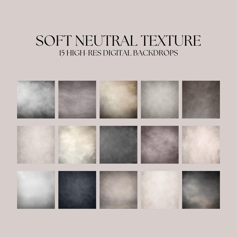 Soft Neutral Textures Portrait Studio Backdrops, Minimalist Photography ...