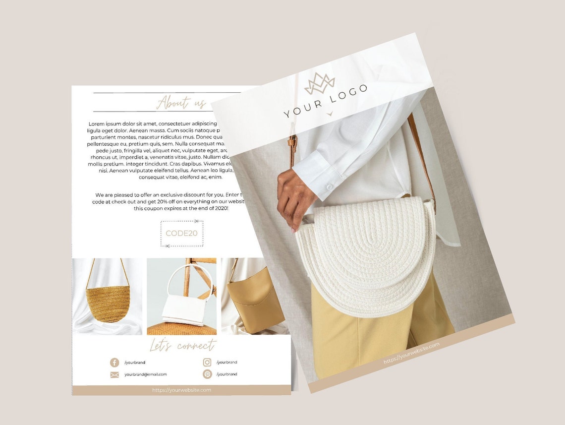 Promo Flyer Business Flyer Template for Canva Flyer With Promo Code ...