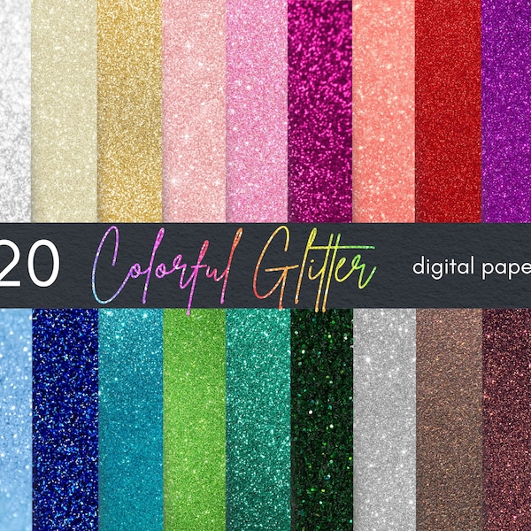 Glitter Textures - Etsy
