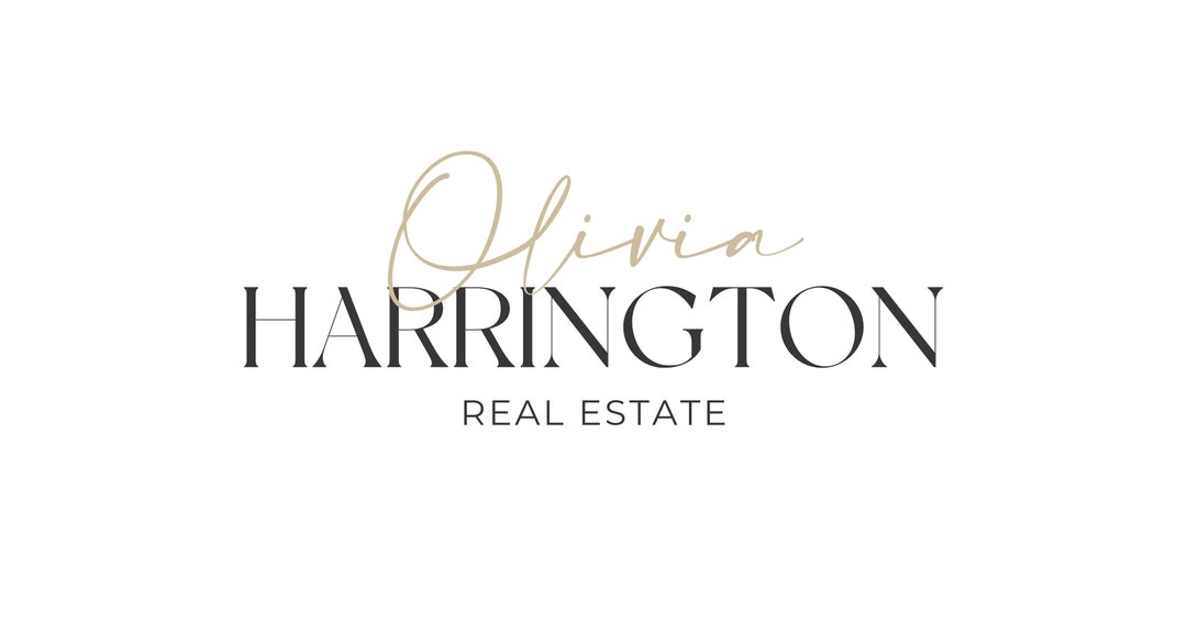 Premade Name Logo Design for a Realtor, Real Estate Agent, Business ...