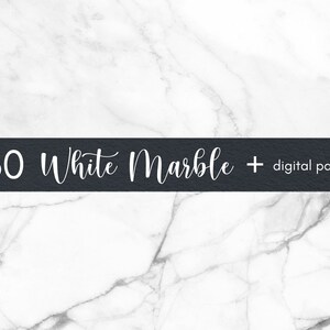 White Marble Digital Paper, Marble Digital Background, Stone Texture ...