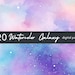 Watercolor Galaxy Seamless Digital Papers, Colorful Painted Galaxy ...