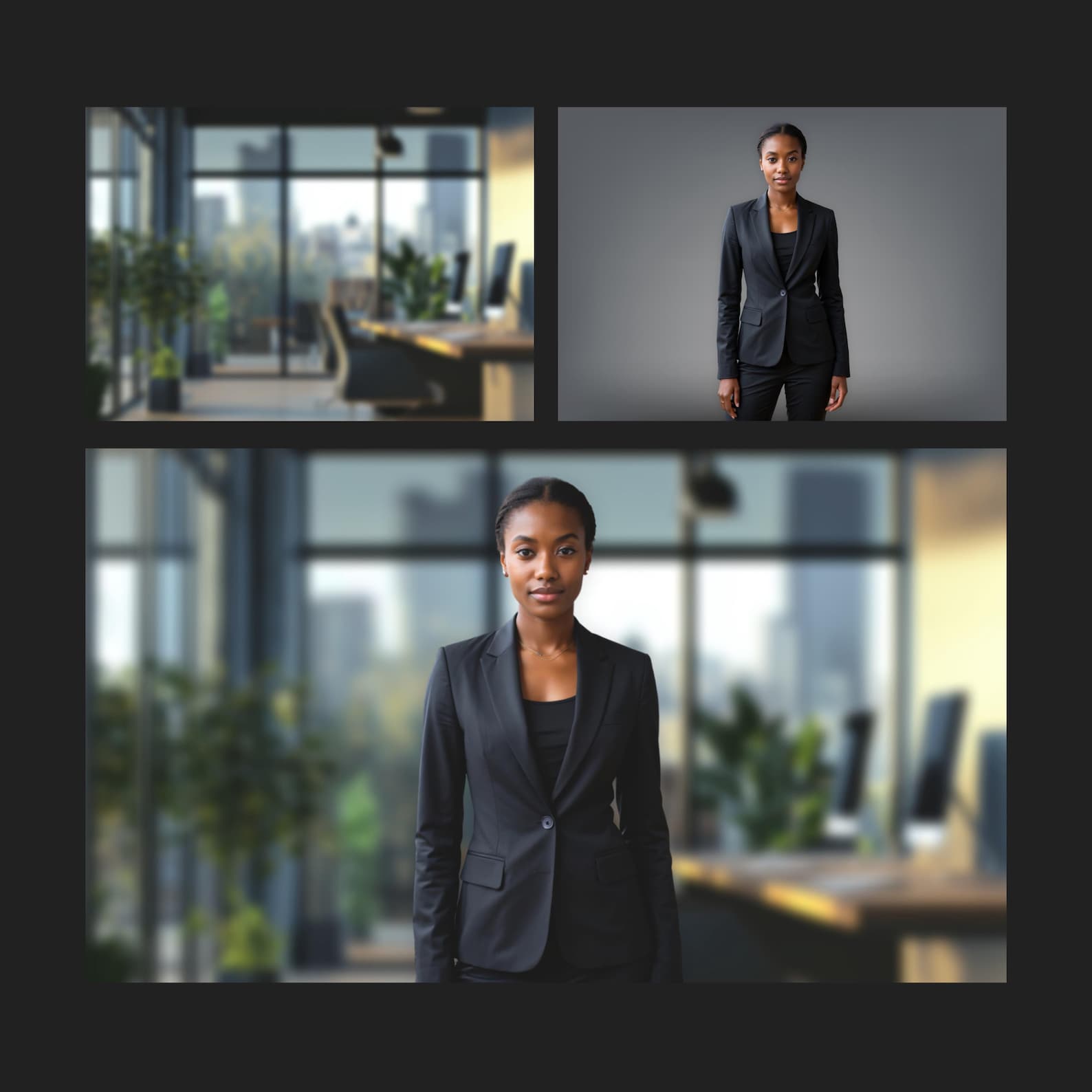 Soft Focus Modern Office Backdrops, Professional Headshot Backgrounds ...