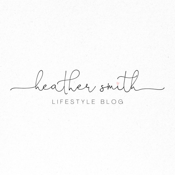 Premade Logo Design for a Blog Minimalist Blog Logo Blog Header ...