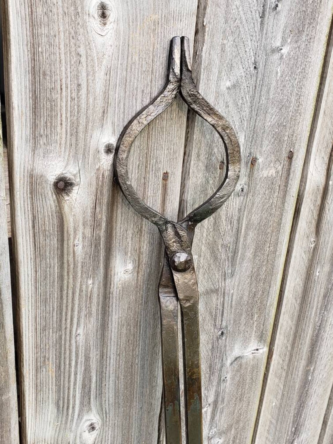 Hand Forged Fire Tongs - Etsy